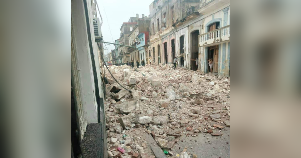 Derrumbe en Centro Habana causa conmoción | ADN Cuba