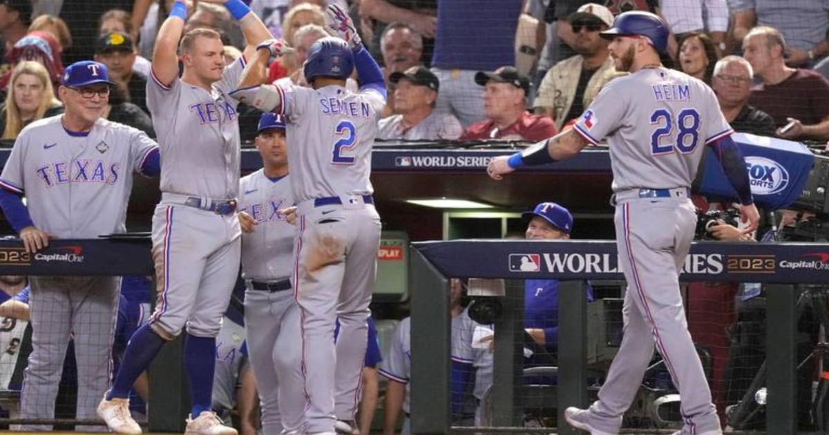 Rangers ganan sin Adolis García y están a un paso del anillo de Serie ...