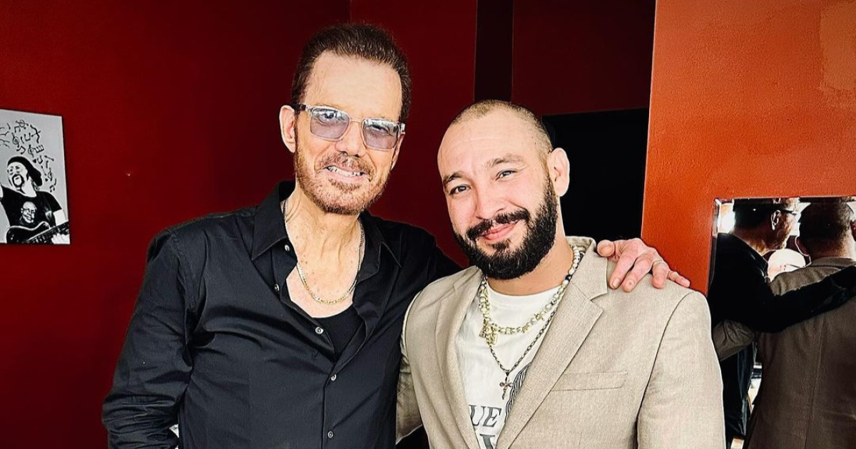 Cantante cubano Emilio Frías “El Niño” comparte un momento especial con Willy Chirino | ADN Cuba