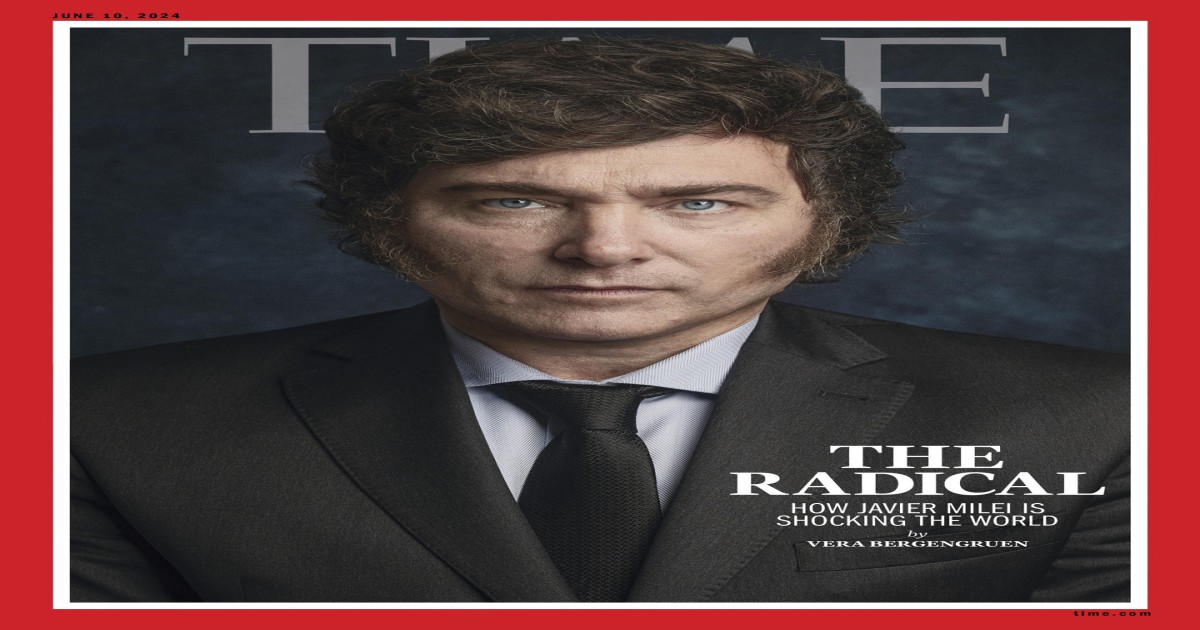 Javier Milei protagoniza la portada de la revista Time con su "plan ...